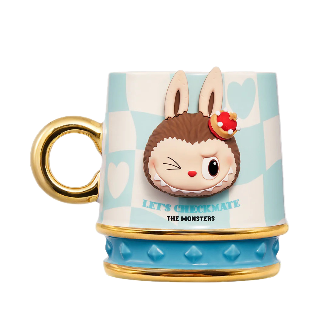LABUBU THE MONSTERS Let's Checkmate Series Mug Cup - Blue - Bubuverse