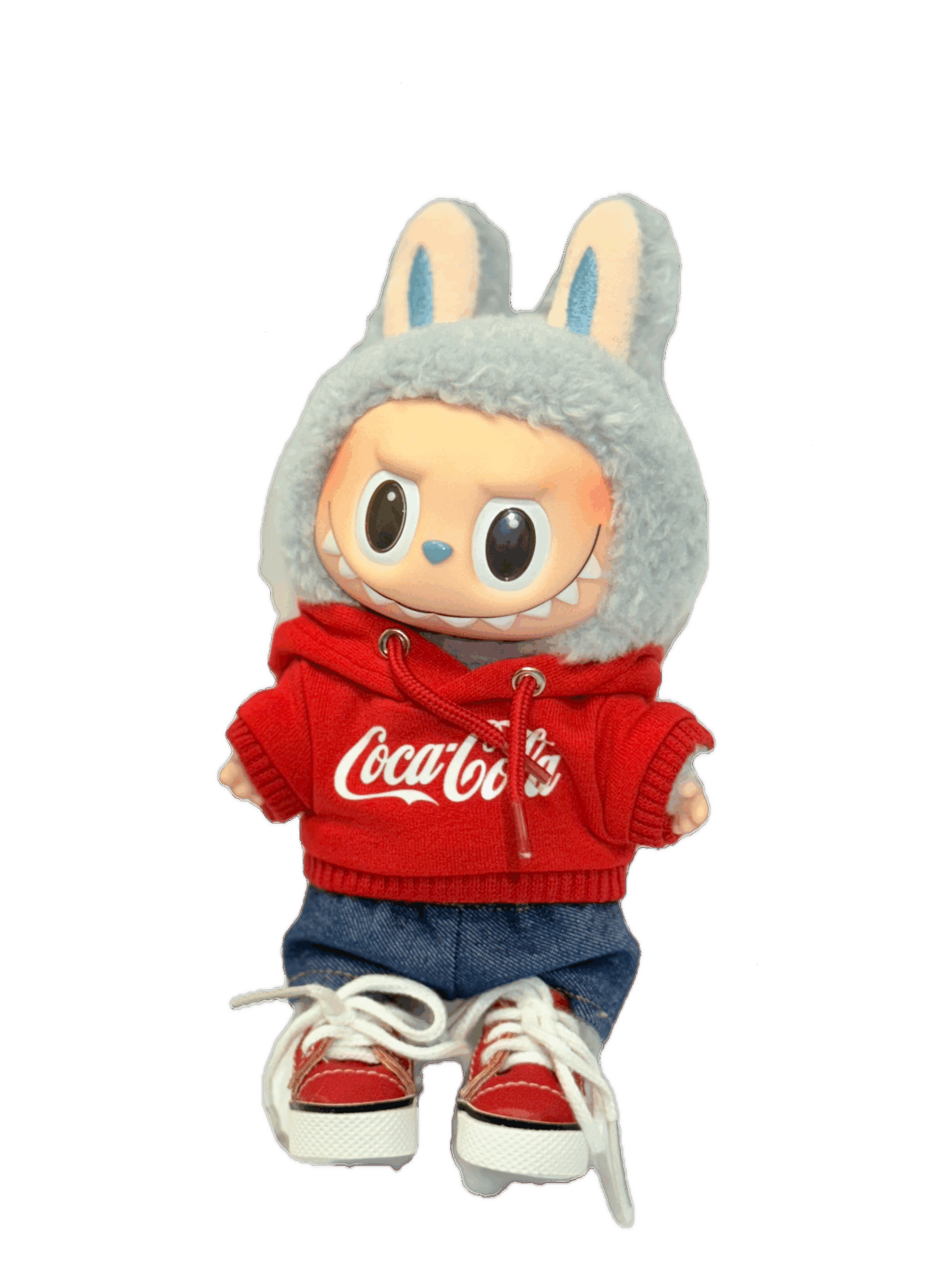 POP MART The Monsters Labubu Fashion Dress - Coca Cola Style Outfit ...