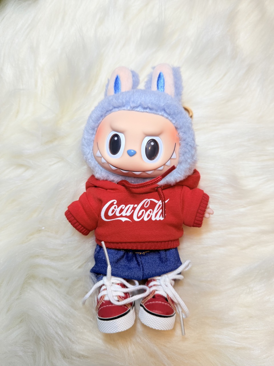 POP MART The Monsters Labubu Fashion Dress - Coca Cola Style Outfit ...