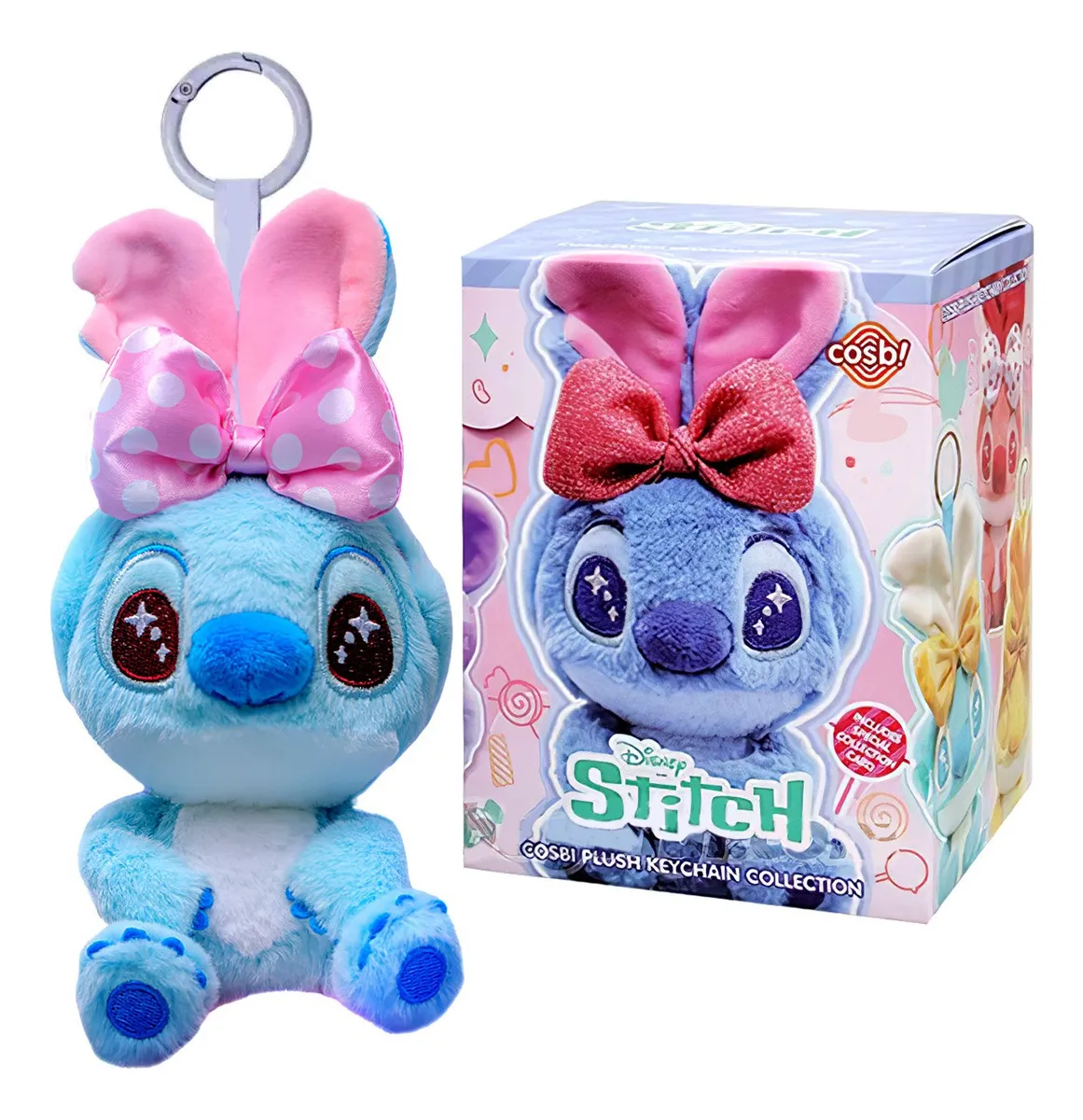 Disney Stitch Cosbi Pluch Keychain Collection Blind Box Cute Candy ...