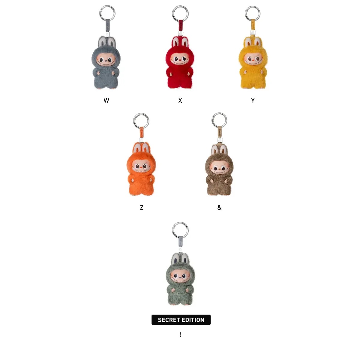 LABUBU Pin For Love Series-Vinyl Plush Pendant - CHECKED BOX 'Letter ...